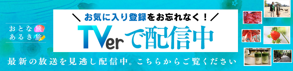 おとな旅あるき旅 | TVO テレビ大阪